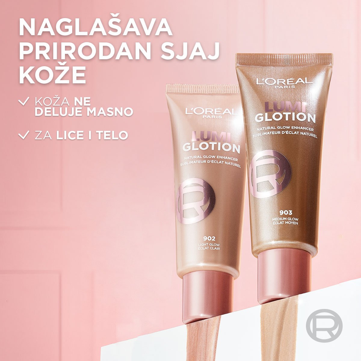 Loreal lumi glotion tečni puder za sjaj 902 i 903 glow | L'Oréal Paris